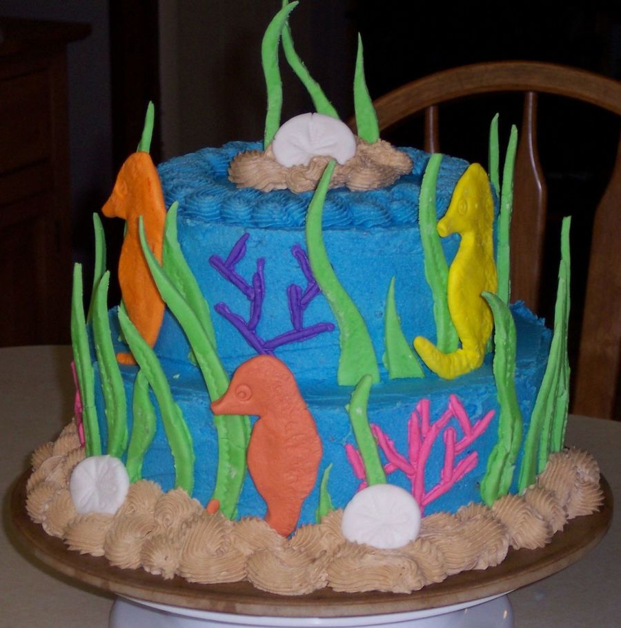 Seahorse Cake - CakeCentral.com