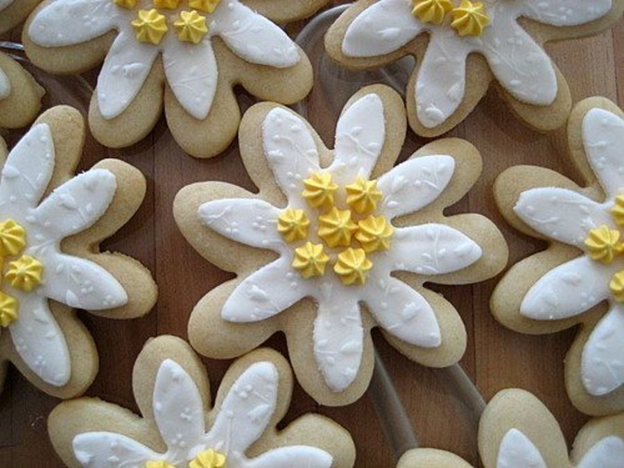 Edelweiss Flower Cookies - CakeCentral.com