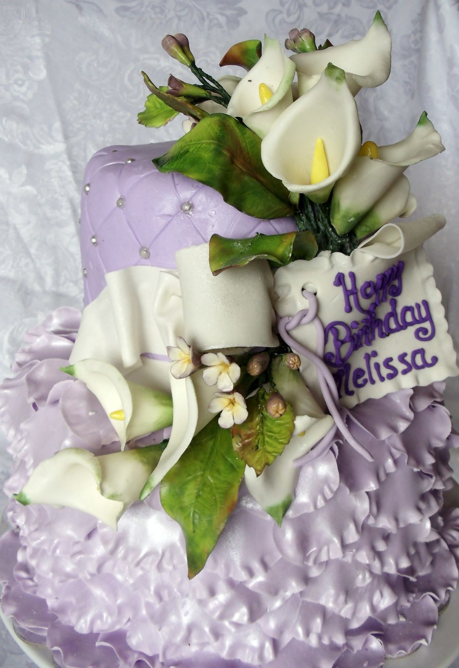 Ruffled Birthday Cake - CakeCentral.com