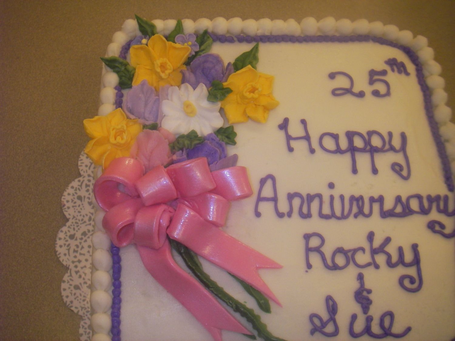 Spring Anniversary - CakeCentral.com