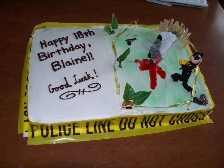 Crime Scene Investigation - CakeCentral.com