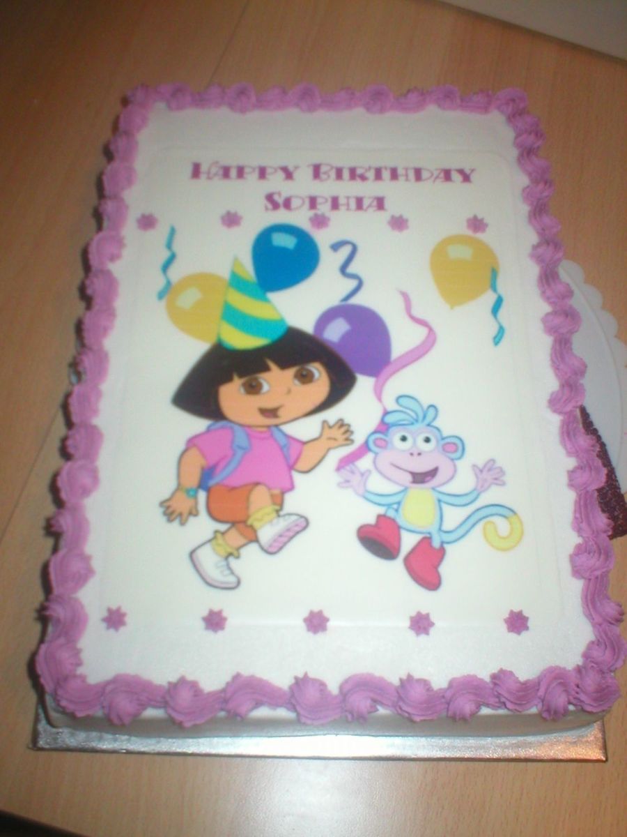 Dora Cake - CakeCentral.com