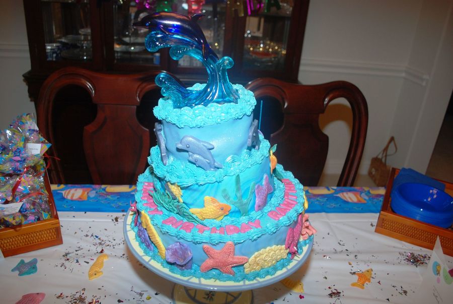 Ocean Life Cake - CakeCentral.com