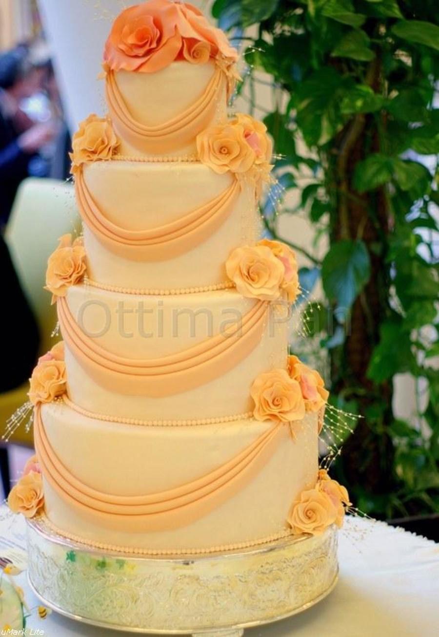 Round Wedding Cake - CakeCentral.com