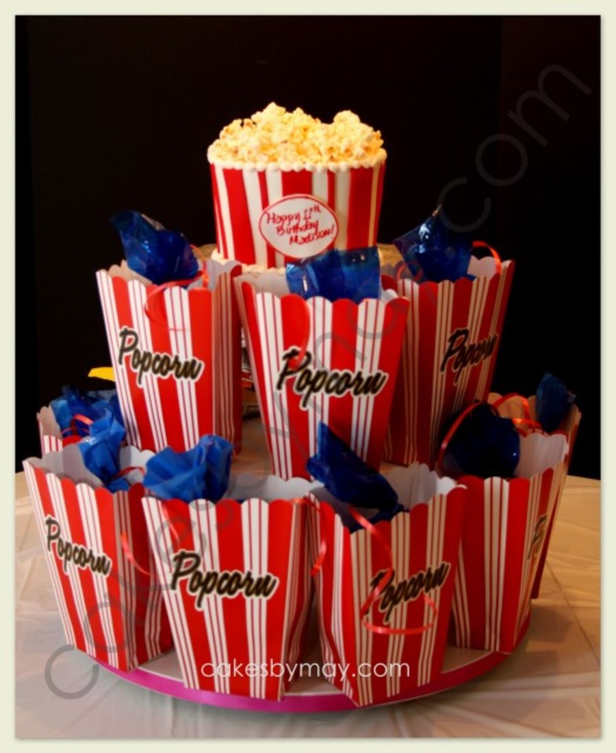 Popcorn Cake Design - CakeCentral.com