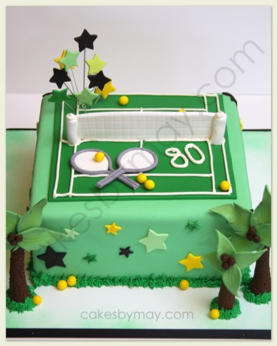 Tennis Court Cake - CakeCentral.com