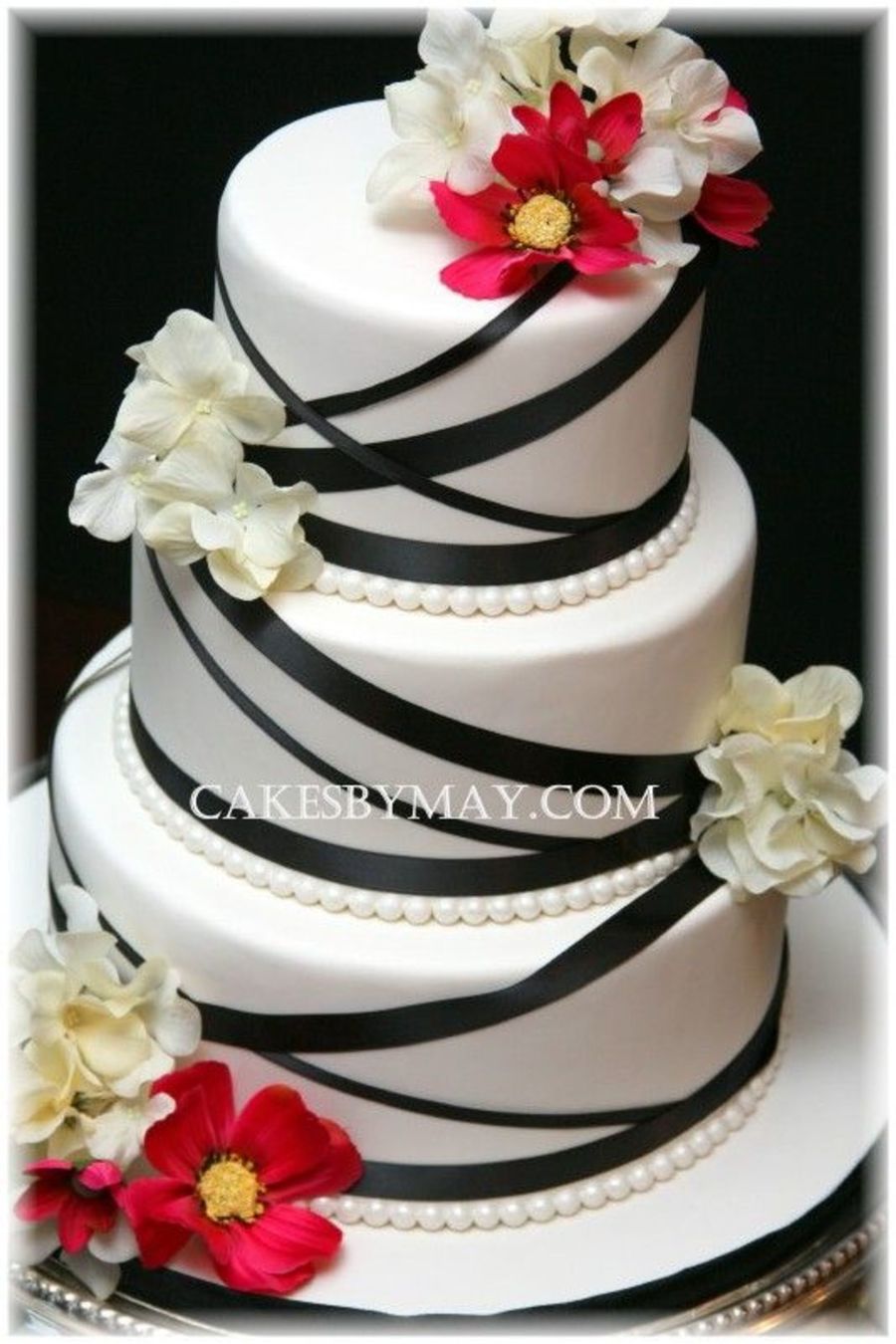 Black Ribbons - CakeCentral.com