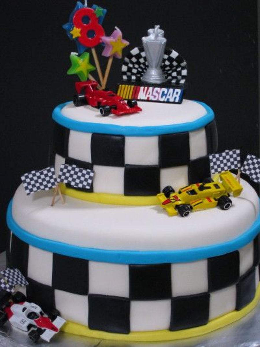 Nascar Cake - CakeCentral.com