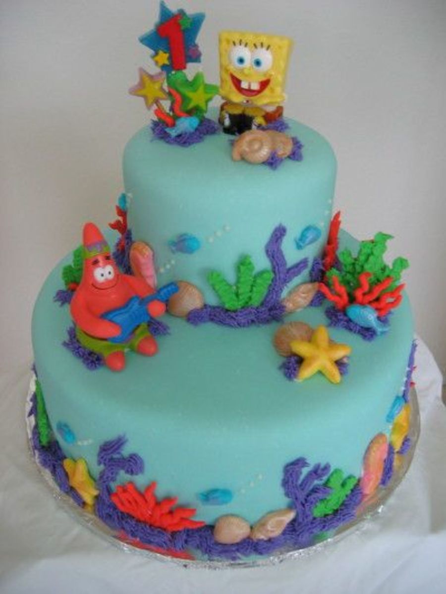 Another Spongebob Cake - CakeCentral.com