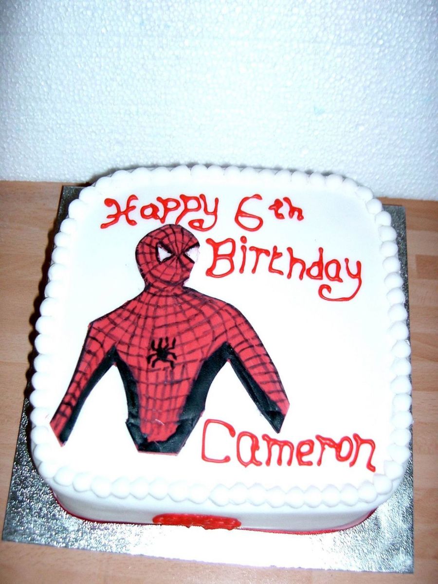 Spiderman 6Th Birthday Cake - CakeCentral.com