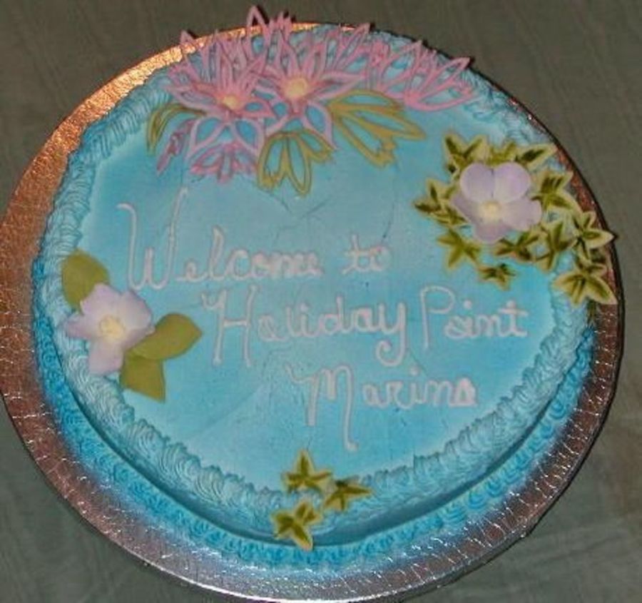 Welcome To Holiday Marina - CakeCentral.com