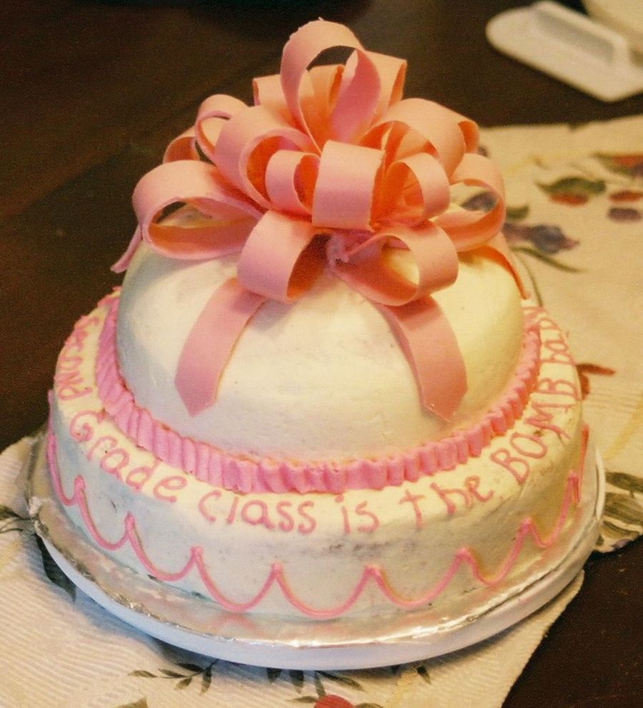 2Nd Grade Class Cake - CakeCentral.com