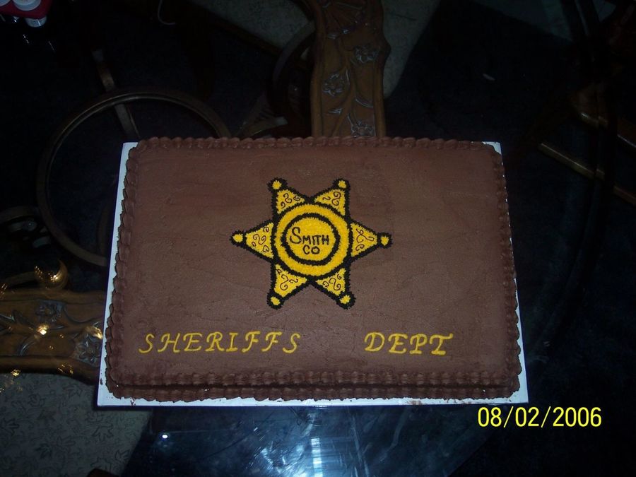 Sheriff's Cake - CakeCentral.com