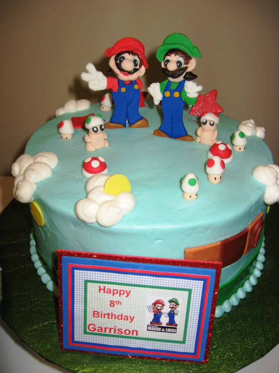 Barney, Baby Bop, Mario And Luigi - CakeCentral.com