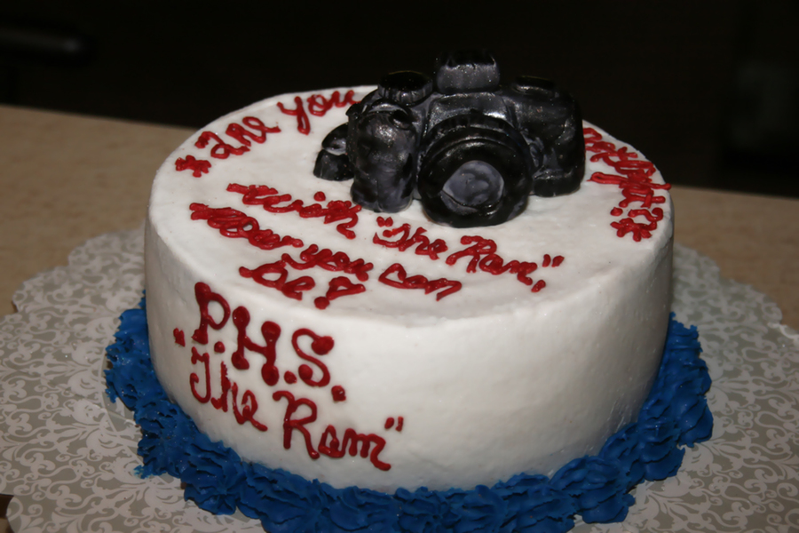 Yearbook Staff Cake - CakeCentral.com