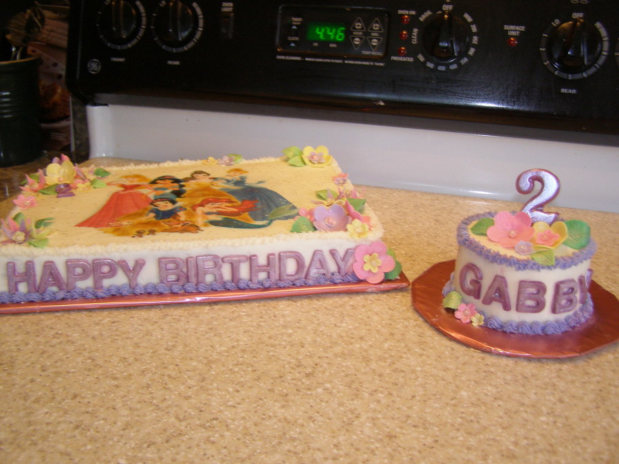 Disney Princess Sheet Cake - CakeCentral.com