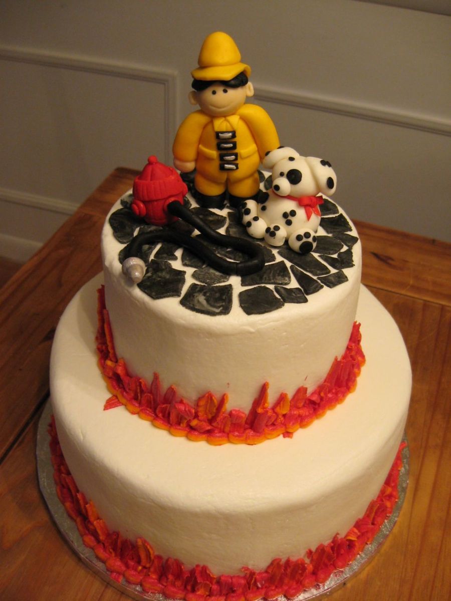 Firefighter Cake - CakeCentral.com