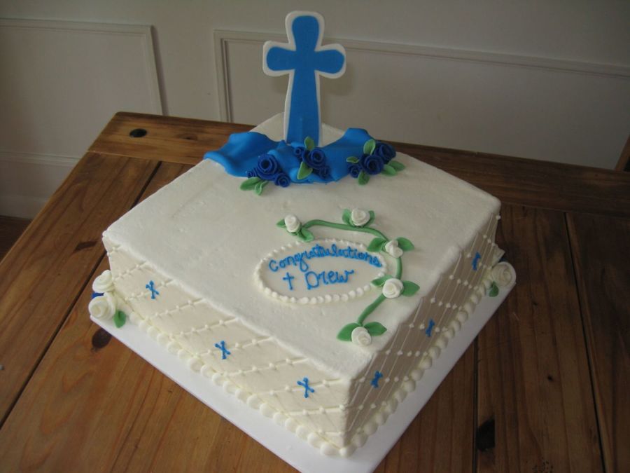 Confirmation Cake - CakeCentral.com