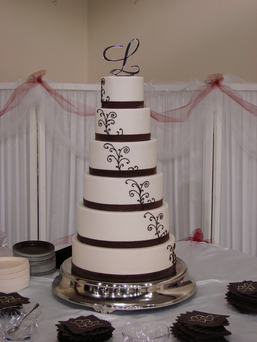 Larson Wedding Cake - CakeCentral.com