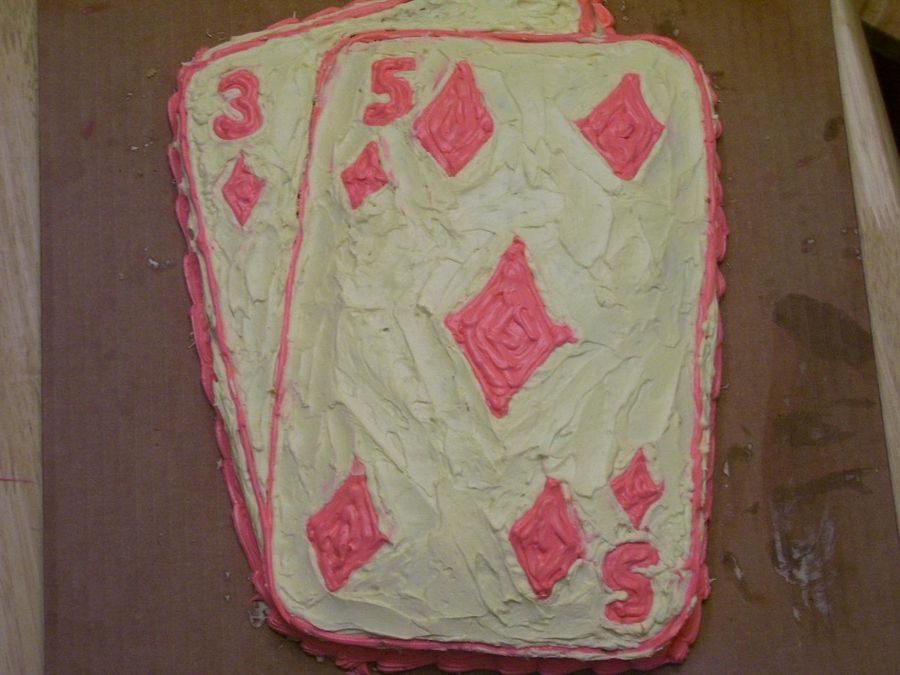 Playing Cards Cake - CakeCentral.com