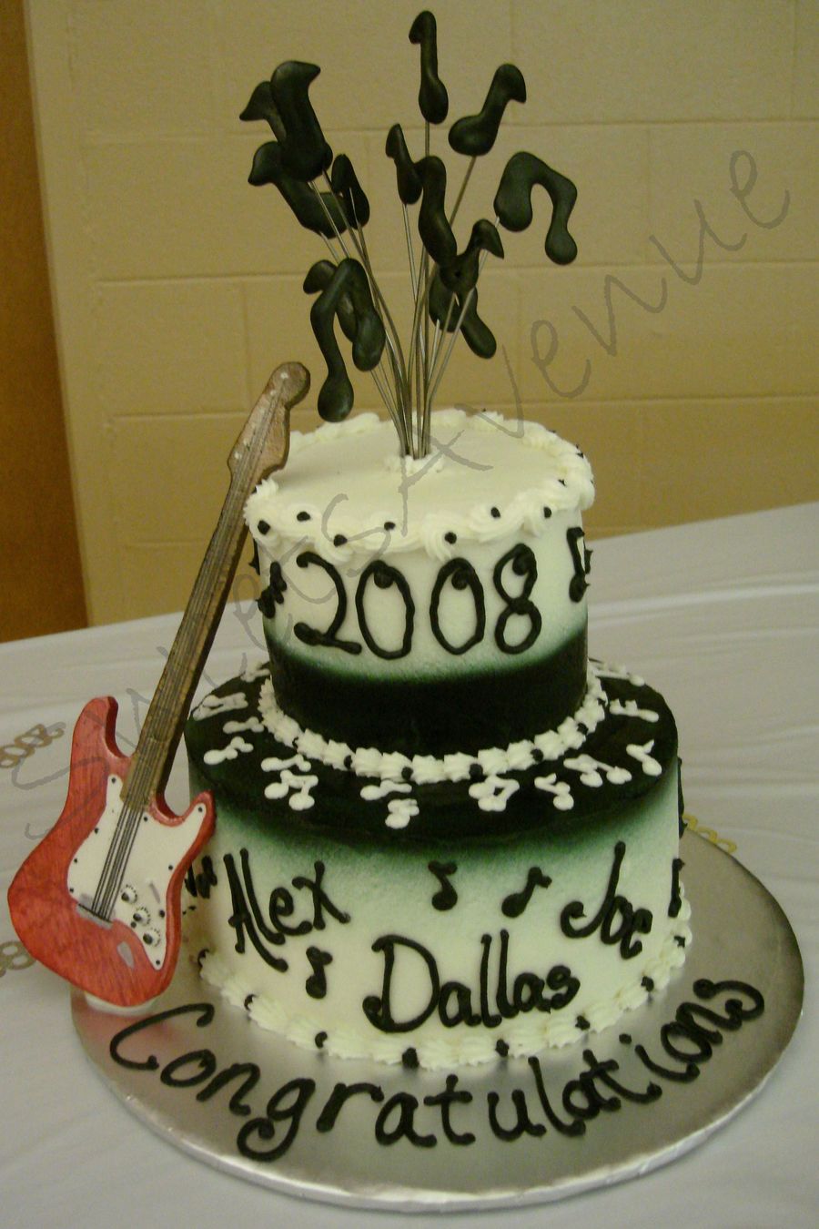 Musical Graduation Cake - CakeCentral.com