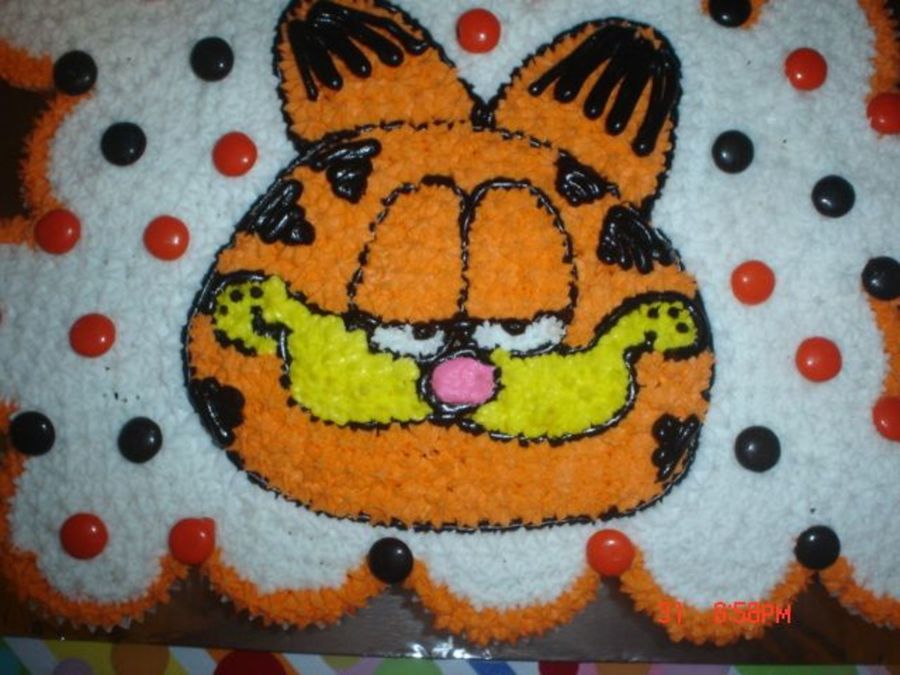 Garfields Face - CakeCentral.com