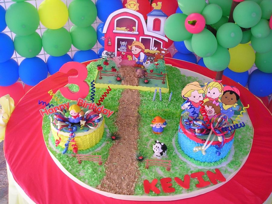 Nelsie's Little People Cake - CakeCentral.com