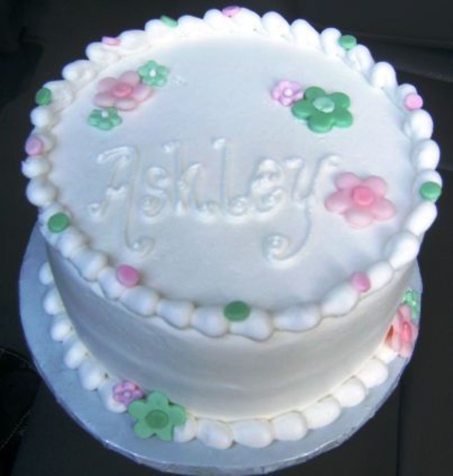 Ashley's "gotcha" Day Cake & Cup Cakes - CakeCentral.com