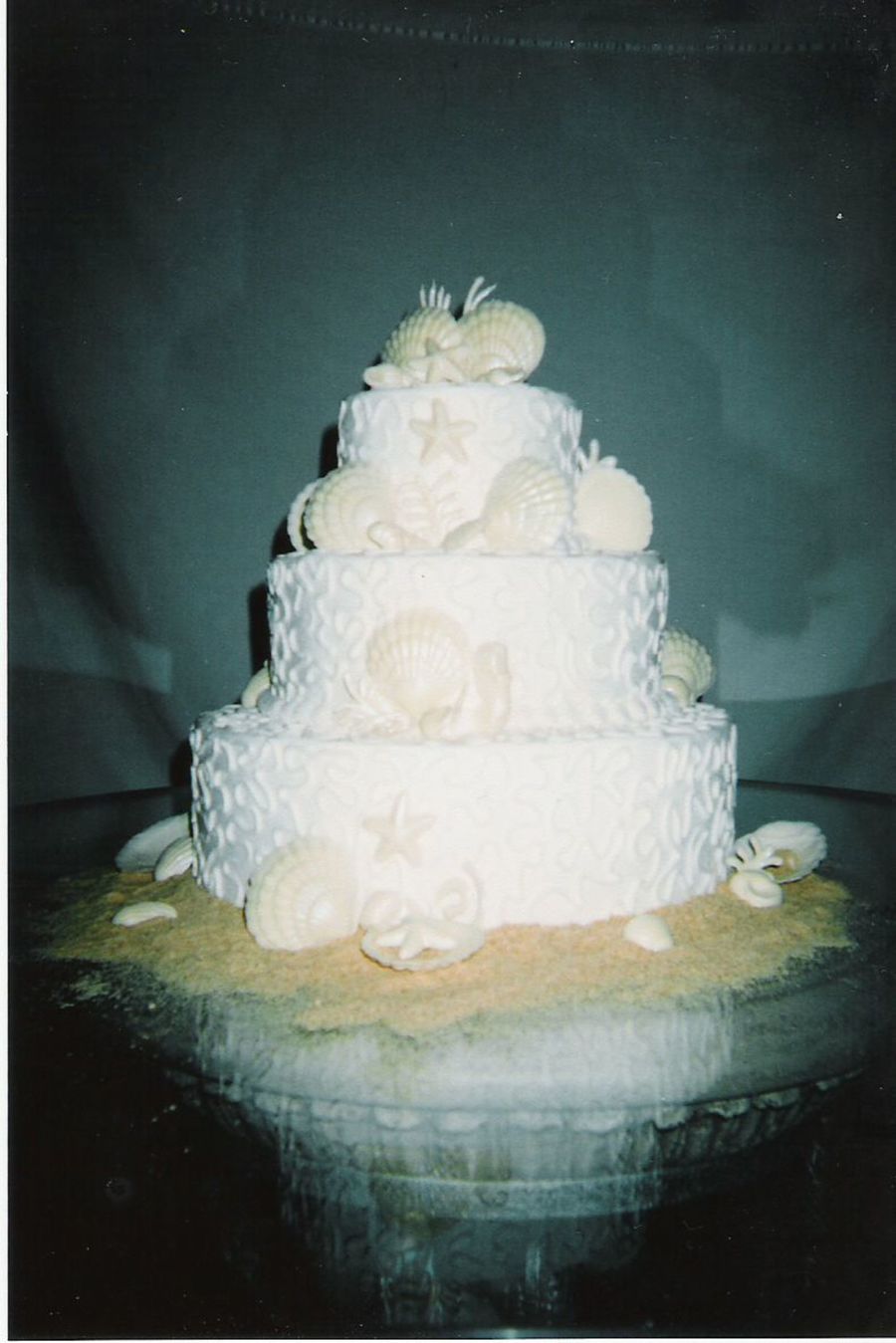 Seashell Wedding Cake - CakeCentral.com