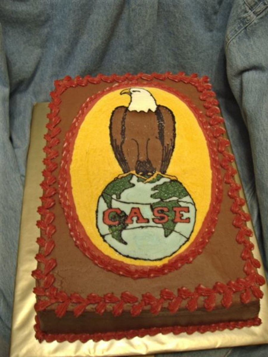 Case Tractors Cake - CakeCentral.com