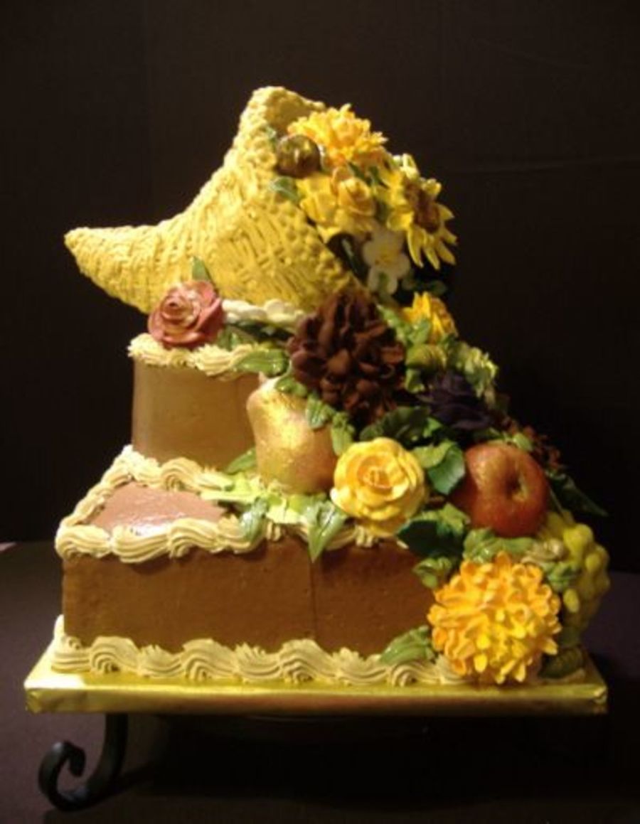 Floral Cornucopia - CakeCentral.com