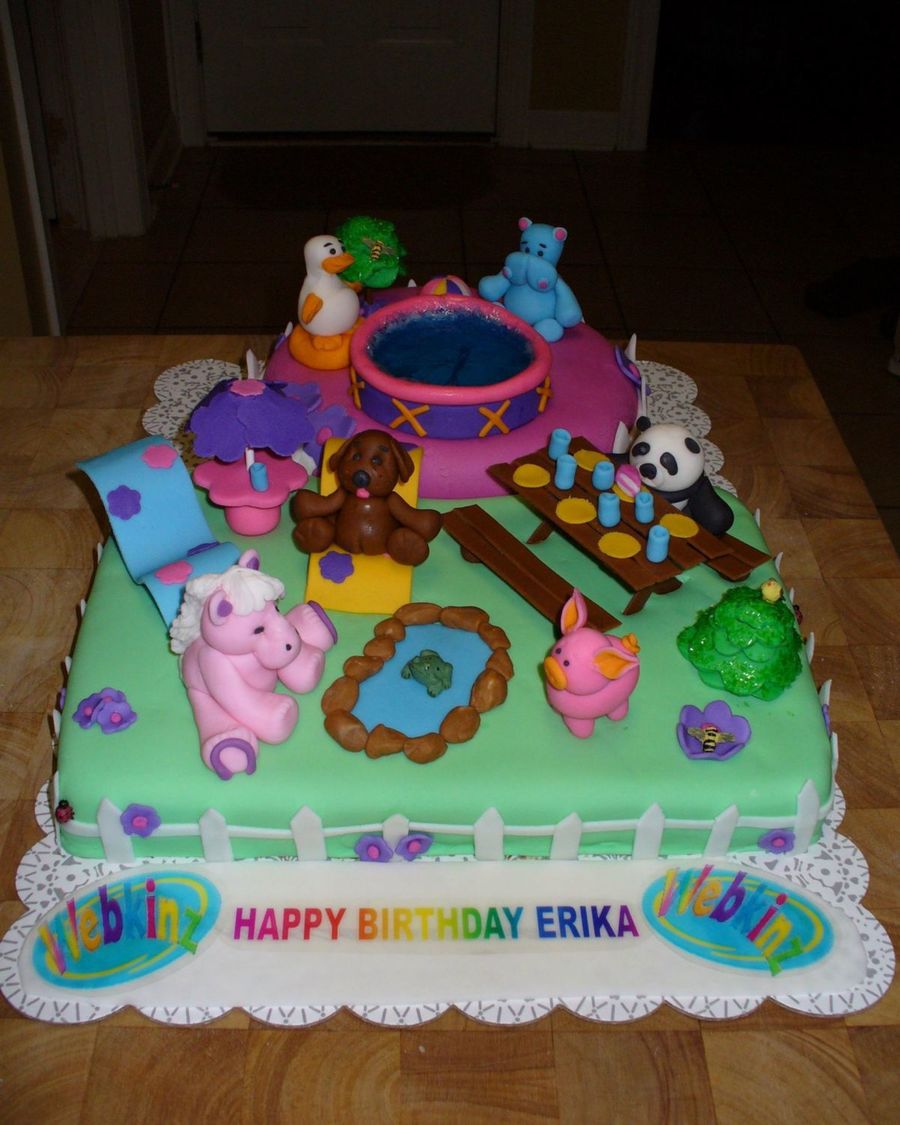 Webkinz Birthday Cake - CakeCentral.com
