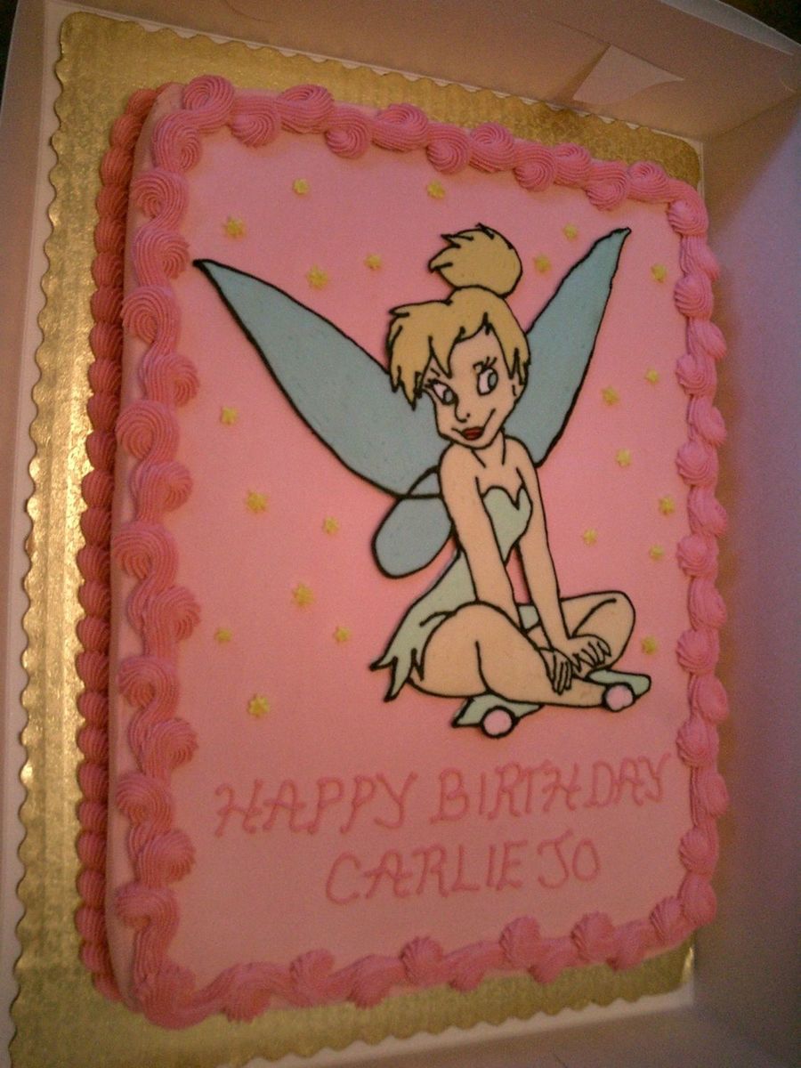 Tinkerbell Cake - CakeCentral.com