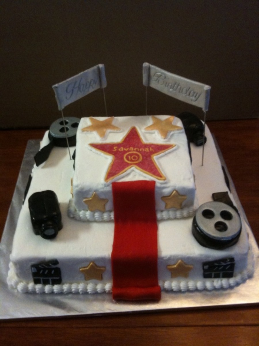 Hollywood Birthday Cake - CakeCentral.com