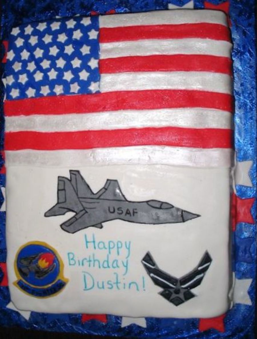 Air Force Birthday Cake - CakeCentral.com