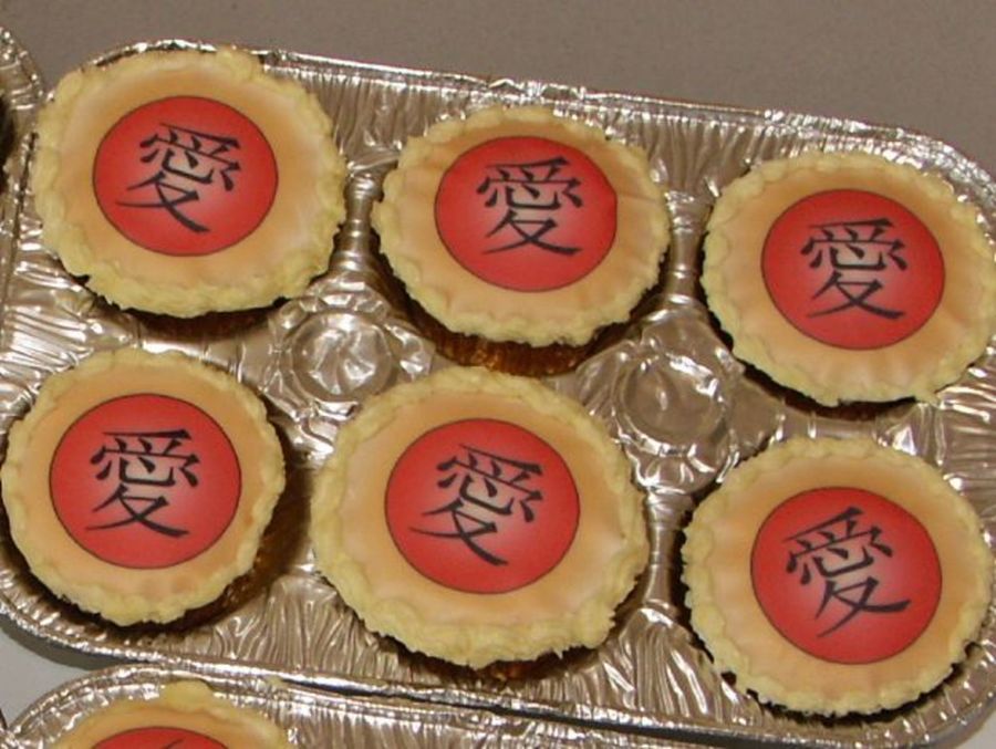 Cupcakes Chinese Symbol - CakeCentral.com
