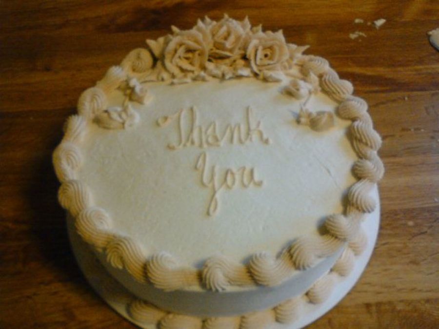 A Thank You Cake - CakeCentral.com