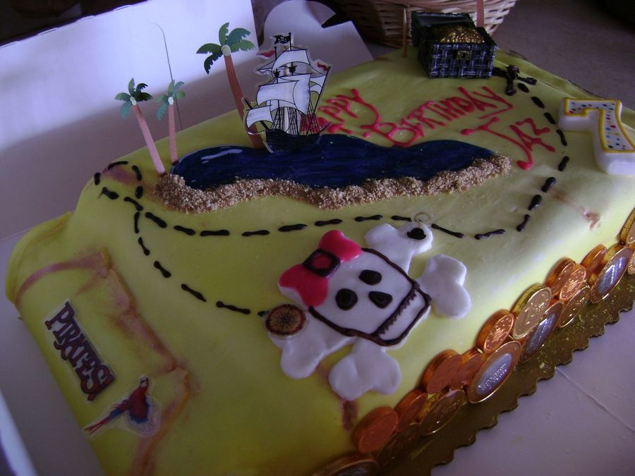 Treasure Scroll Map - CakeCentral.com