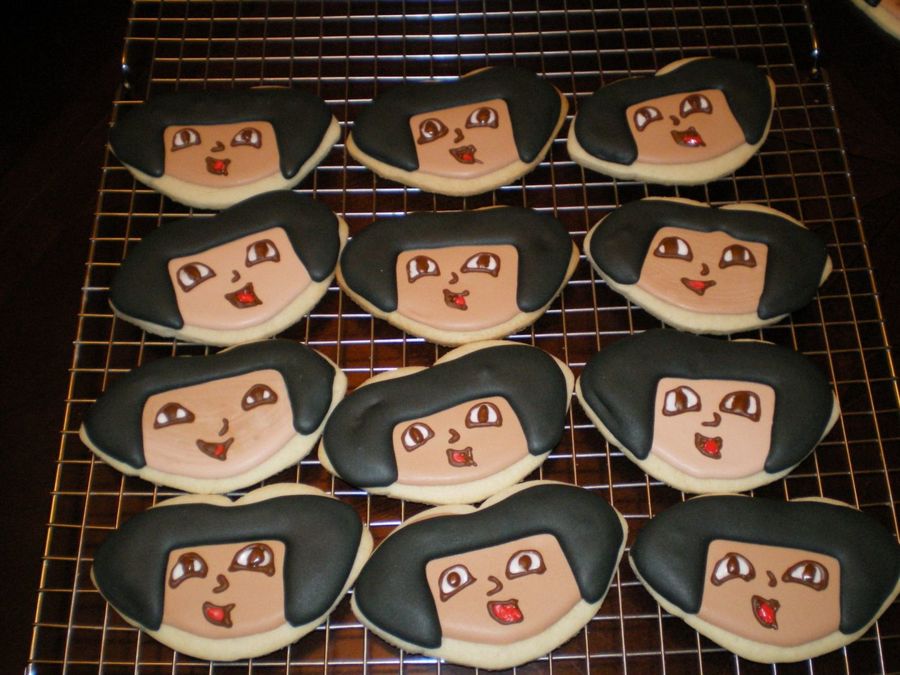 Dora Cookies - CakeCentral.com