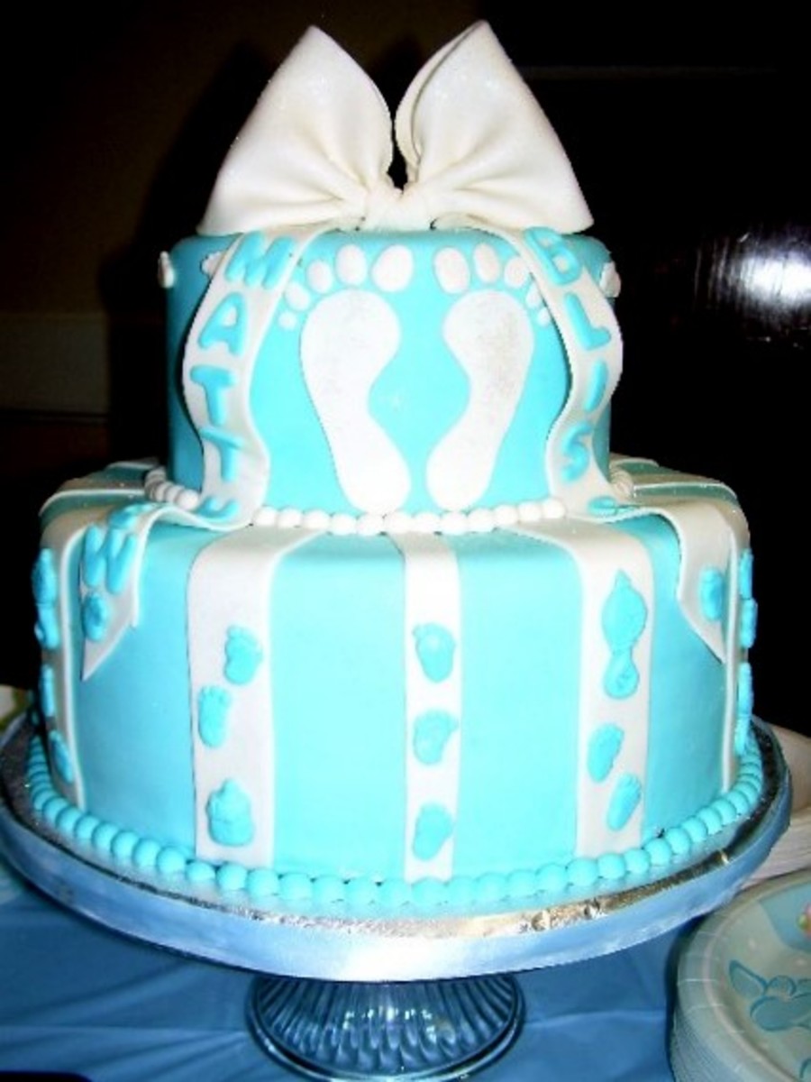 Baby Feet Cake - CakeCentral.com