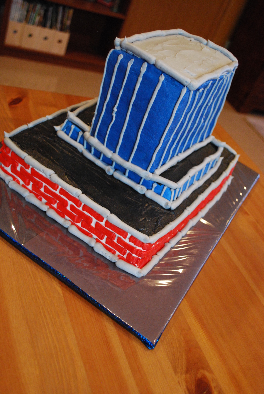 Spiderman Building Cake - CakeCentral.com