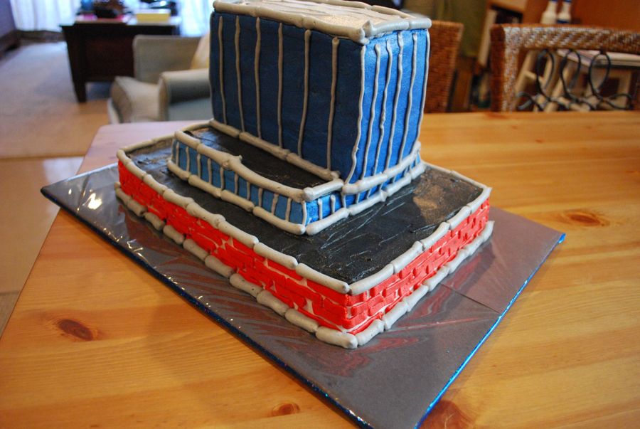 Spiderman Building Cake - CakeCentral.com