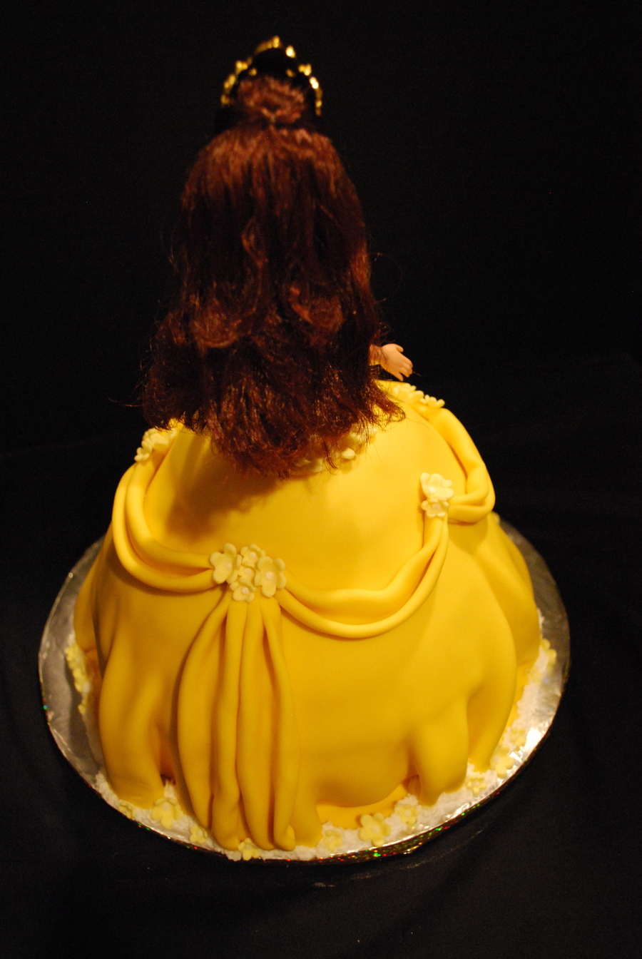 Princess Belle Doll Cake - CakeCentral.com