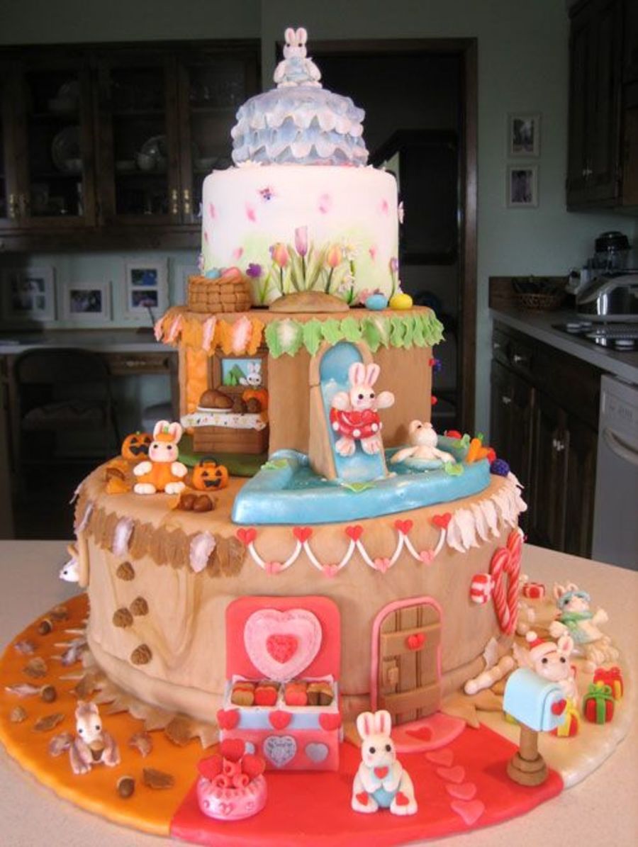 4 Seasons Cake - CakeCentral.com