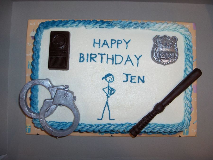 Jen's Birthday Cake - CakeCentral.com