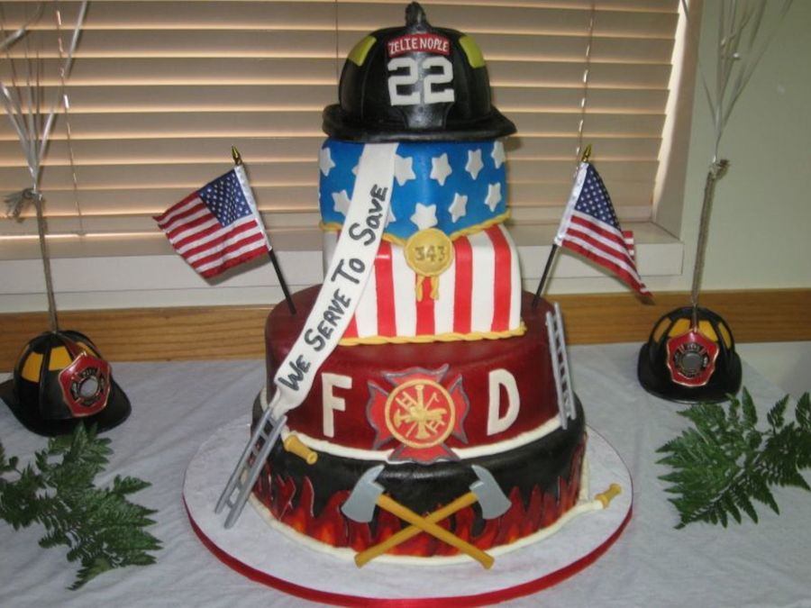 Fire Department Cake - CakeCentral.com