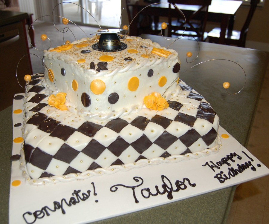 Taylor's Graduation / 18Th Birthday Cake - CakeCentral.com