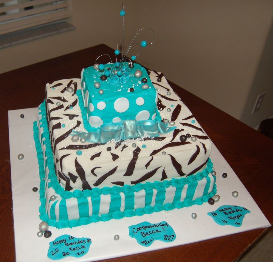 Three Celebrations In One Cake - CakeCentral.com