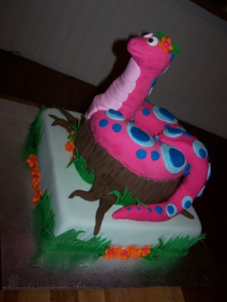 Snake Cake - CakeCentral.com