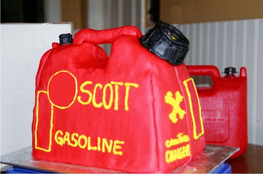Gas Can - CakeCentral.com